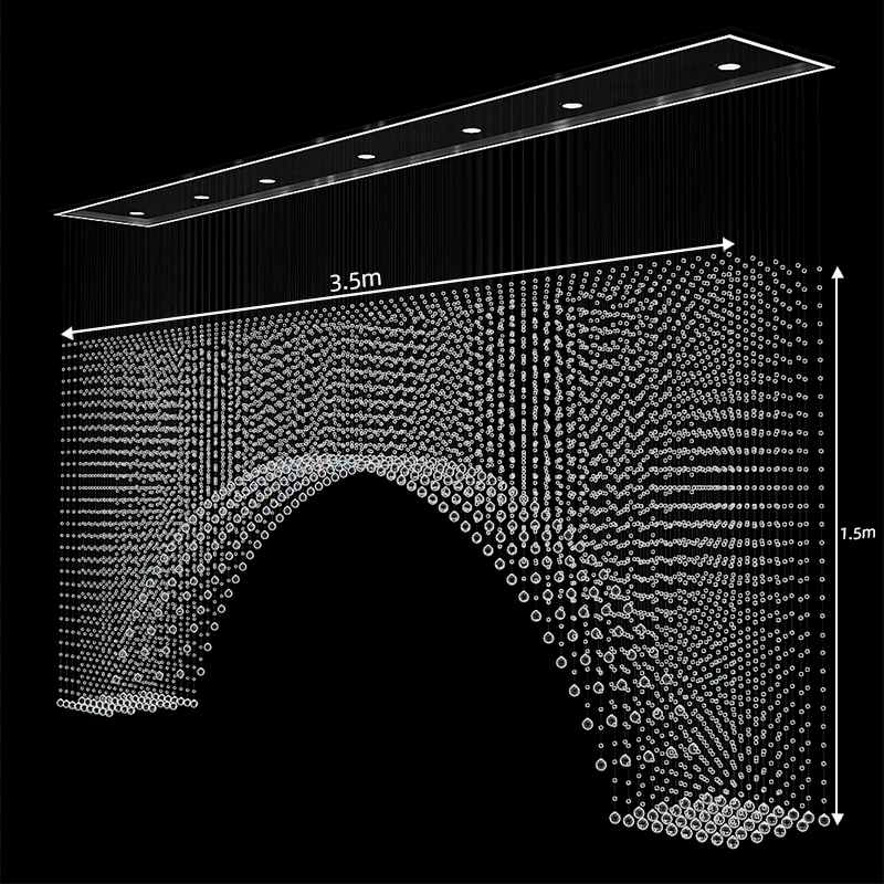 Crystal Arch Wedding Decoration Supplies Wedding Props Road Guide Stage ...