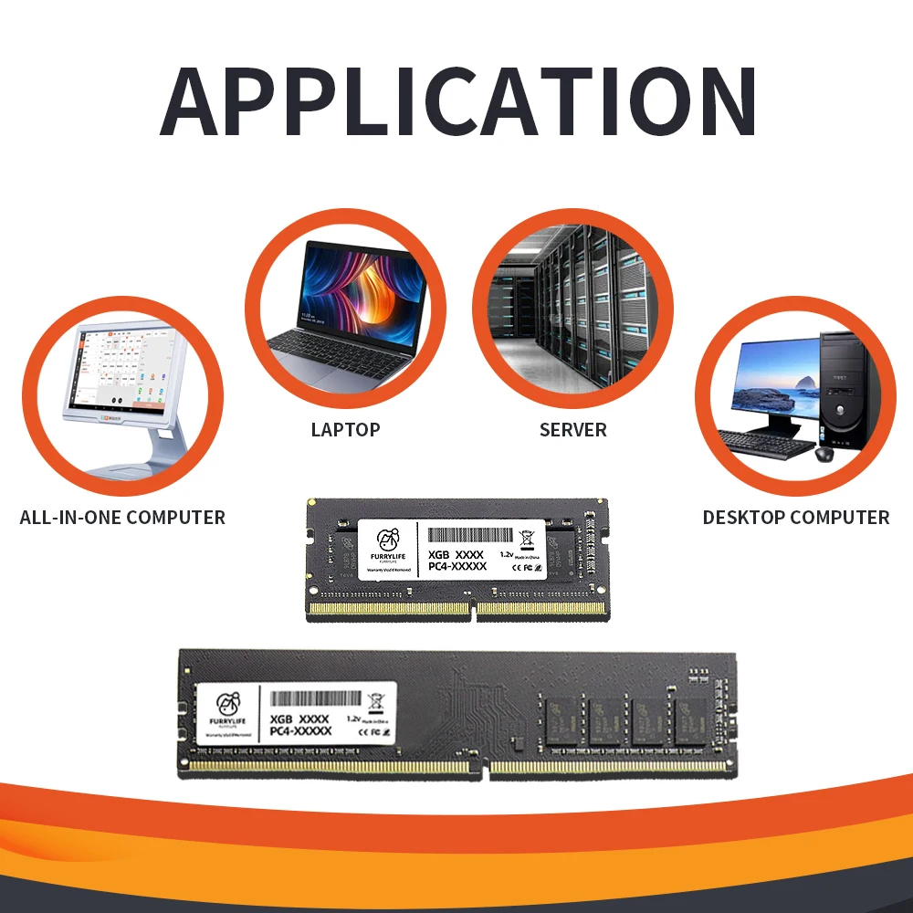 Furrylife Computer Accessory Memoria Sodimm Ddr4 2400 Cl 17 8gb Ram ...