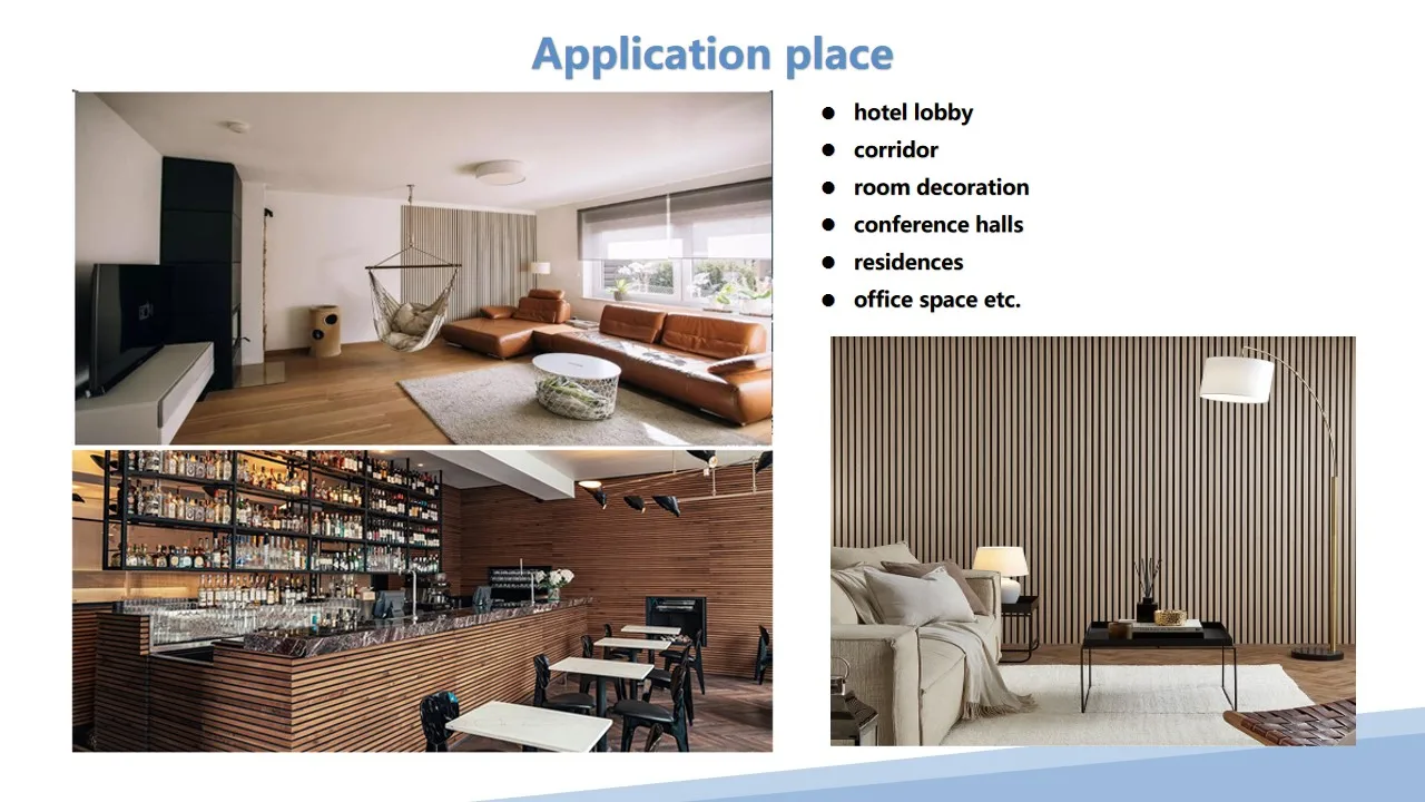 Acoustic Slat Wood Wall Panels - Stylish Soundproofing