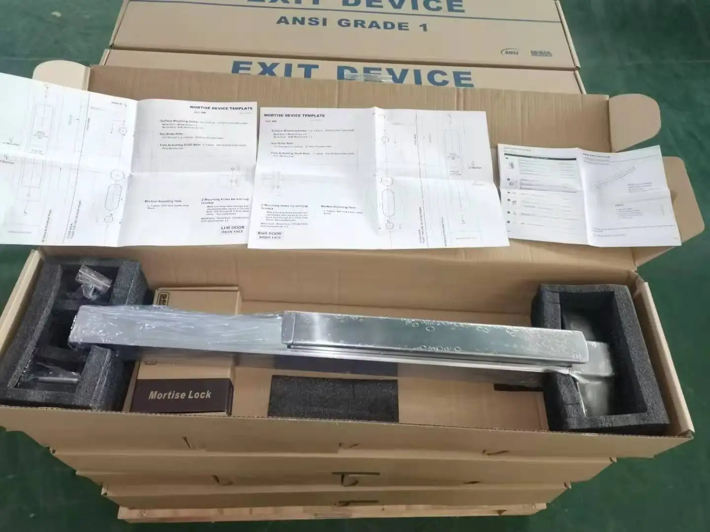 Keyman Ansi Ul10c Ul305 Fire Exit Hardware Mortise Type Vertical Bar ...