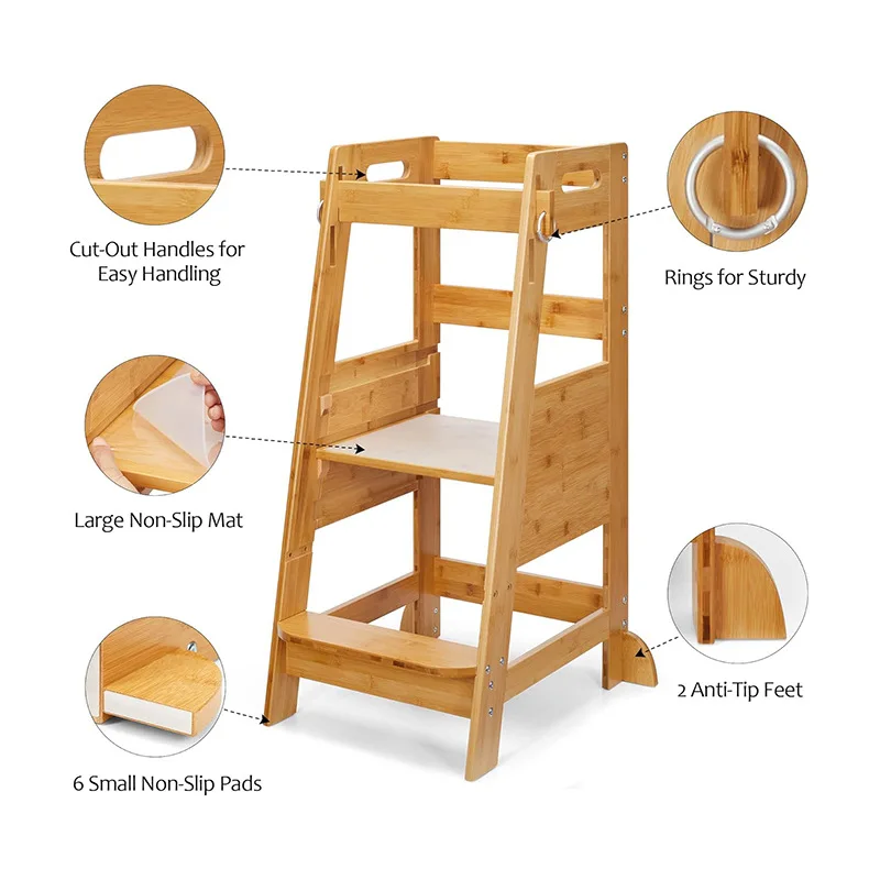 Torre De Aprendizaje Montessori Folding Child Learning Tower Foldable ...