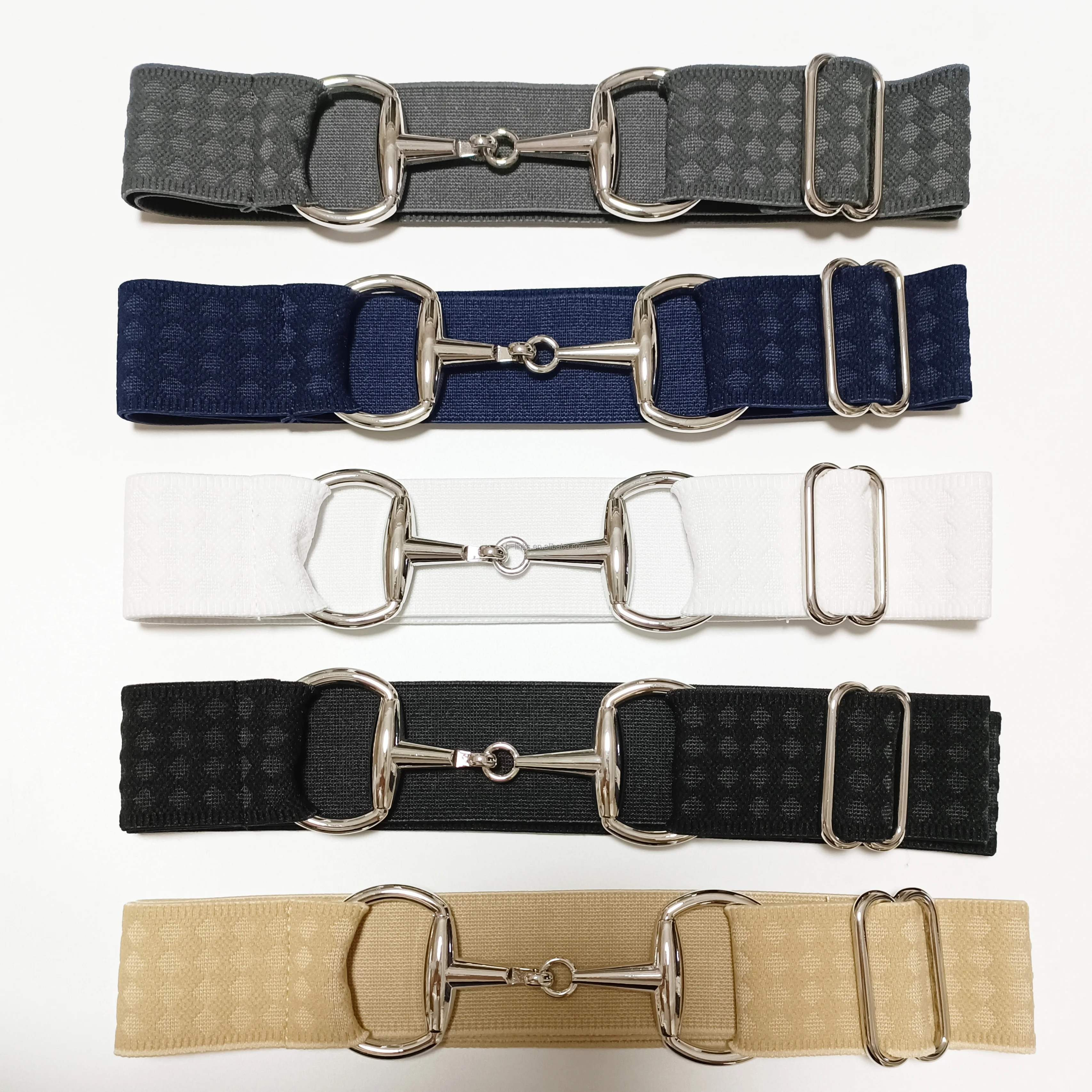 Equestrian Belt with Snaffle Bit Buckle - Free Engrave Logo