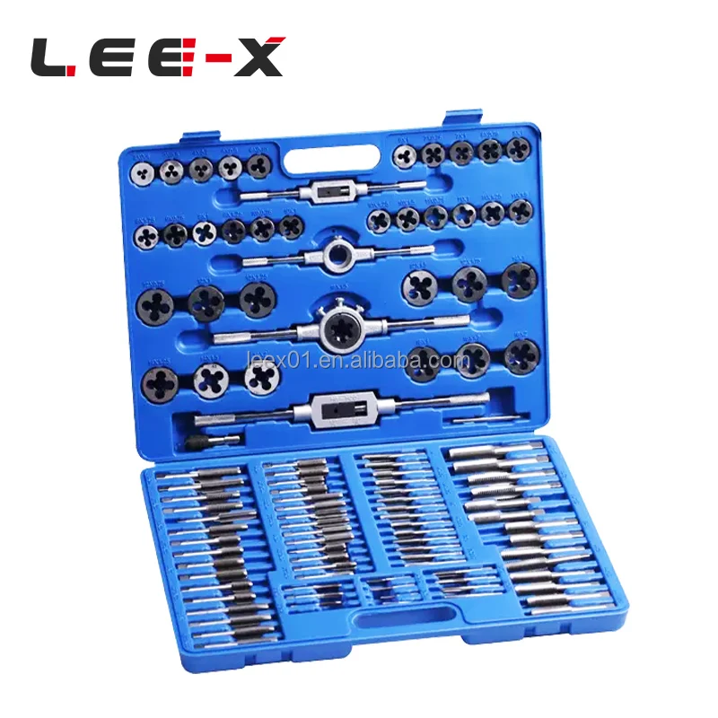 LEE-X 110 PCS TAP&DIE SET - Precision Metric Hand Tools