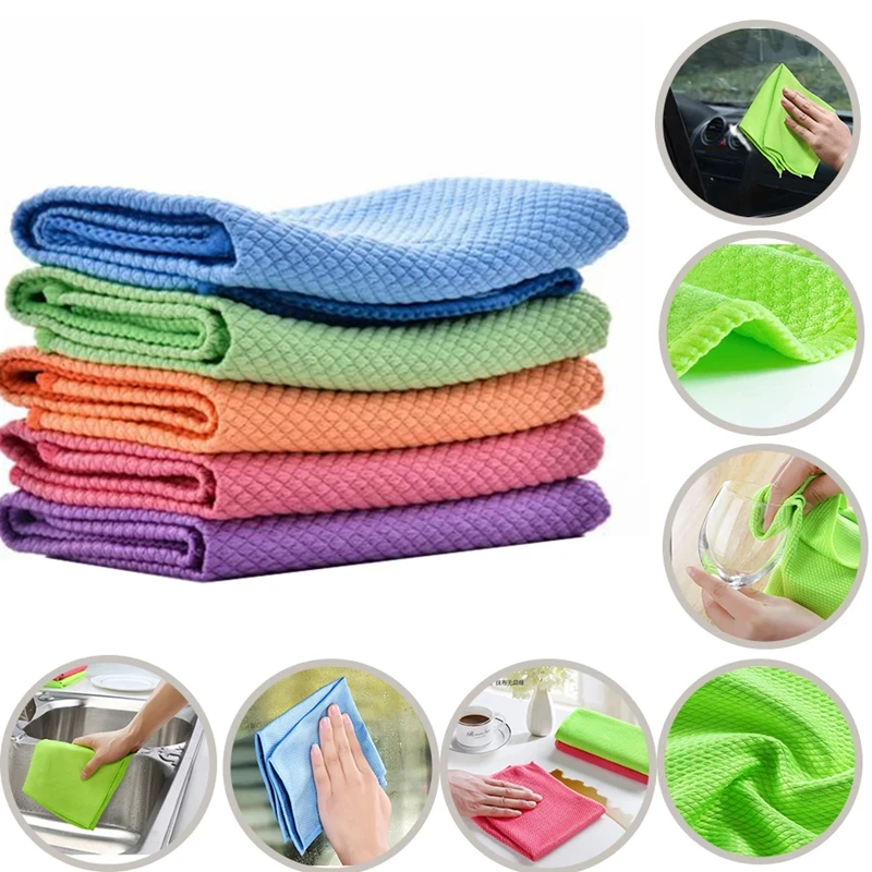 Magic Cloth Household Microfiber Fish Scale Cleaning Cloth| Alibaba.com