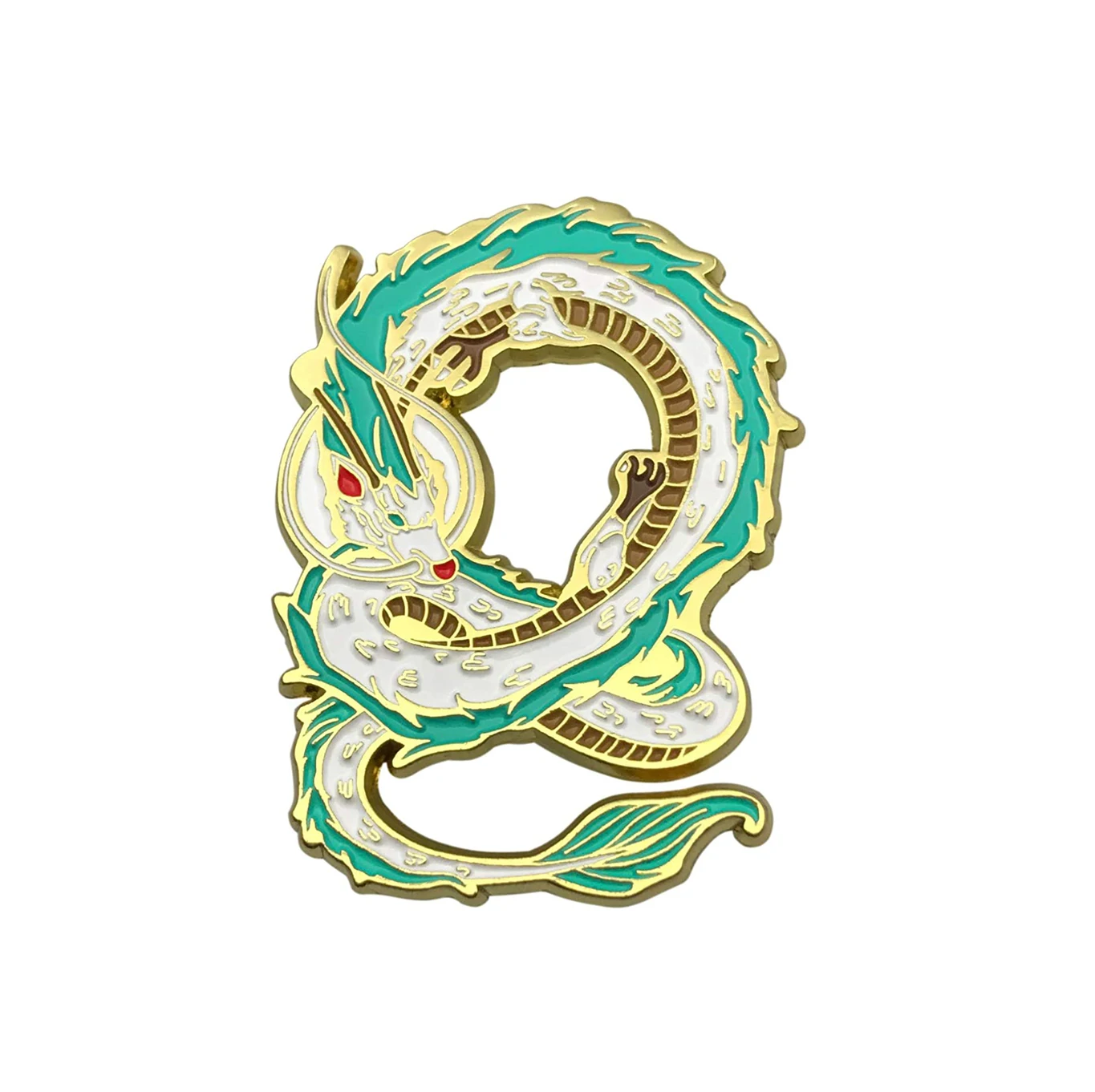 Dragon Haku Anime Enamel Pin from Spirited Away - QEM
