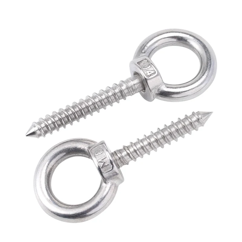 Stainless Steel Lifting Rings & Wood Screws - Durable & Versatile