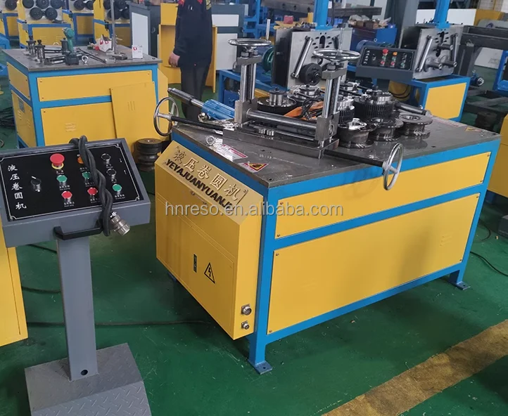 Electric Angle Iron Coiling Machine Angle Steel Crimping Rolling ...