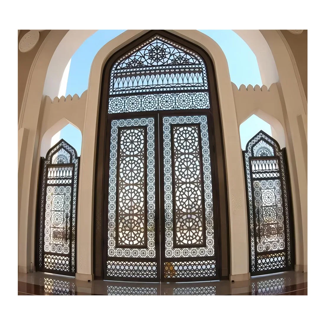 Steel Structure Design Masjid Gates Luxury Exterior Metal Mosque Gate ...