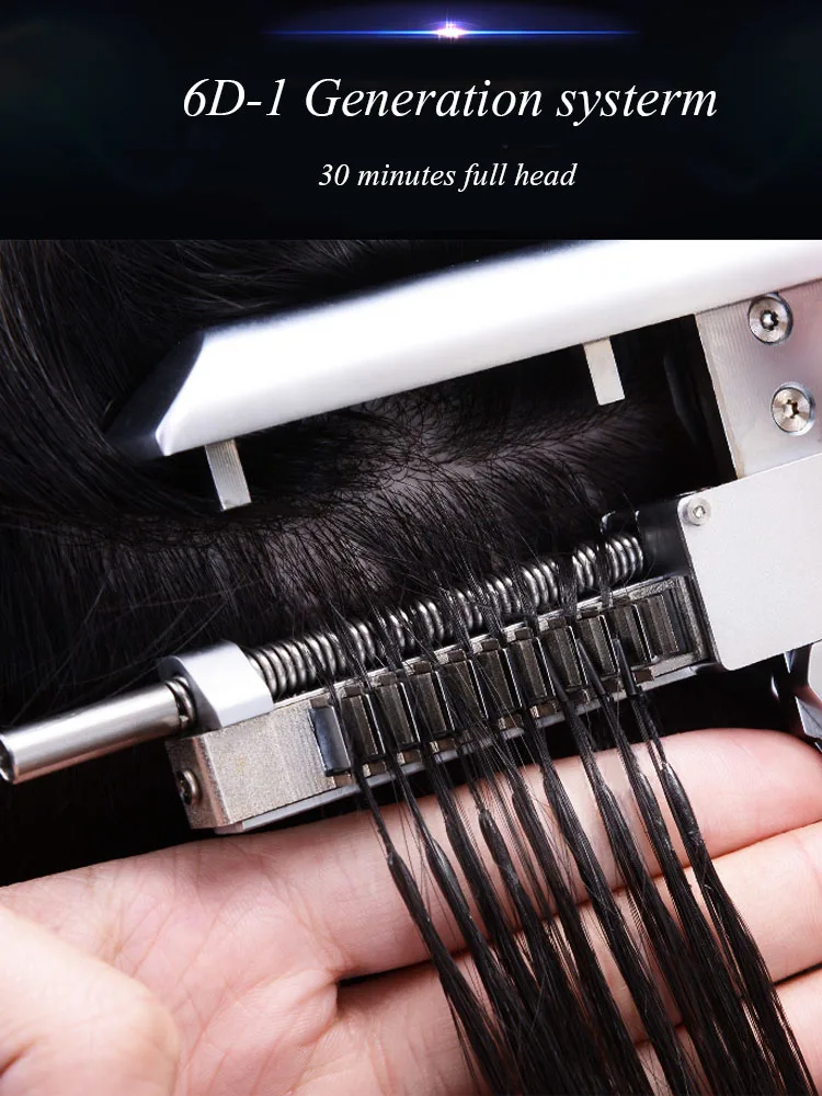 6D Hair Machine - Natural Indian Hair Extensions