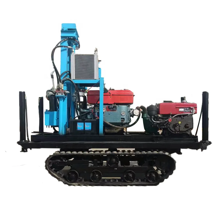 Tractor Mounted Water Drilling Machine 100m Deep 22hp Engine Well Rig ...