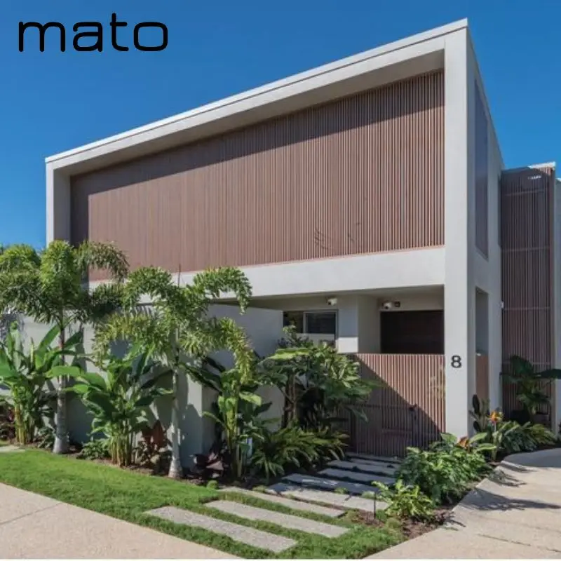 Timber-look Battens Aluminum privacy screen wall panel| Alibaba.com