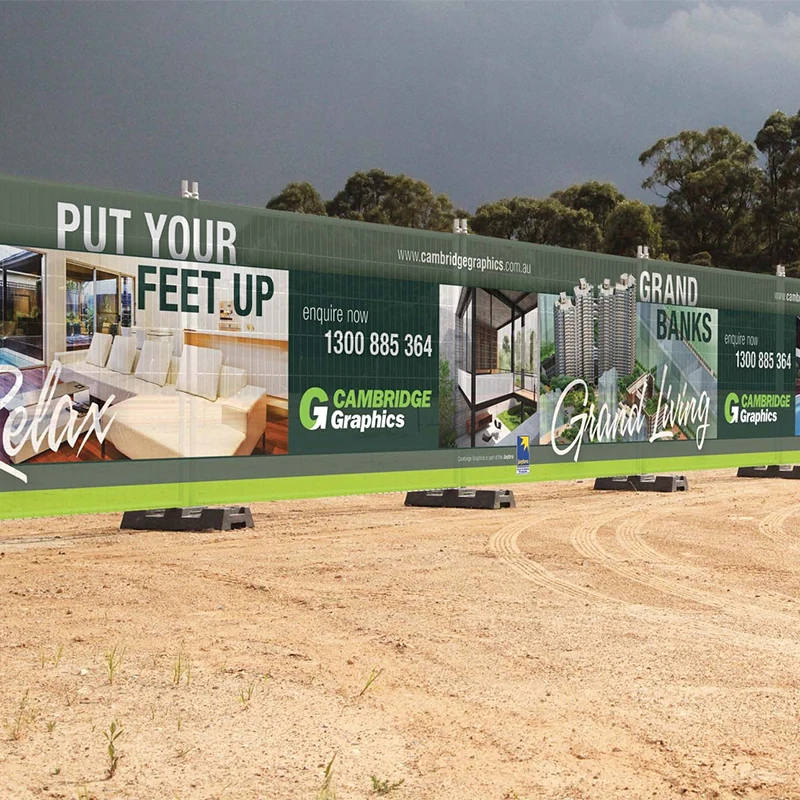 Windproof Advertising Grids Pvc Banner Factory Custom Pvc Vinyl Flex ...