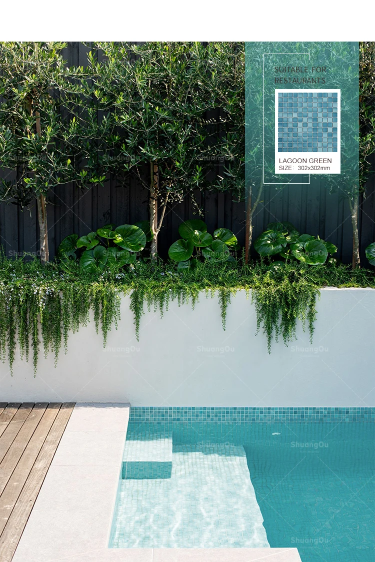 Brown Ceramic Tiles Porcelain Mosaic Tile For Swimming Pool Decoration ...