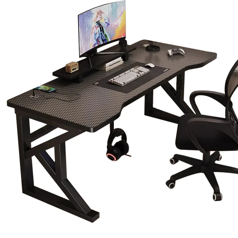 Desktop Home Computer Desk Bookcase Combination Bedroom Gaming Corner E ...