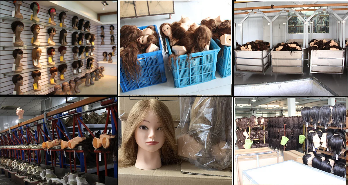 Wholesale Practice Mannequin Head Dummy Doll Head Human Hair Training ...