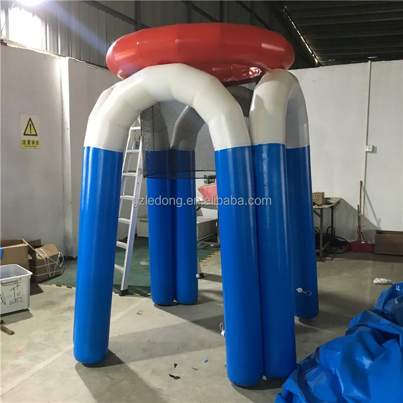 Custom Giant Inflatable Basketball Hoop - Fun & Challenge