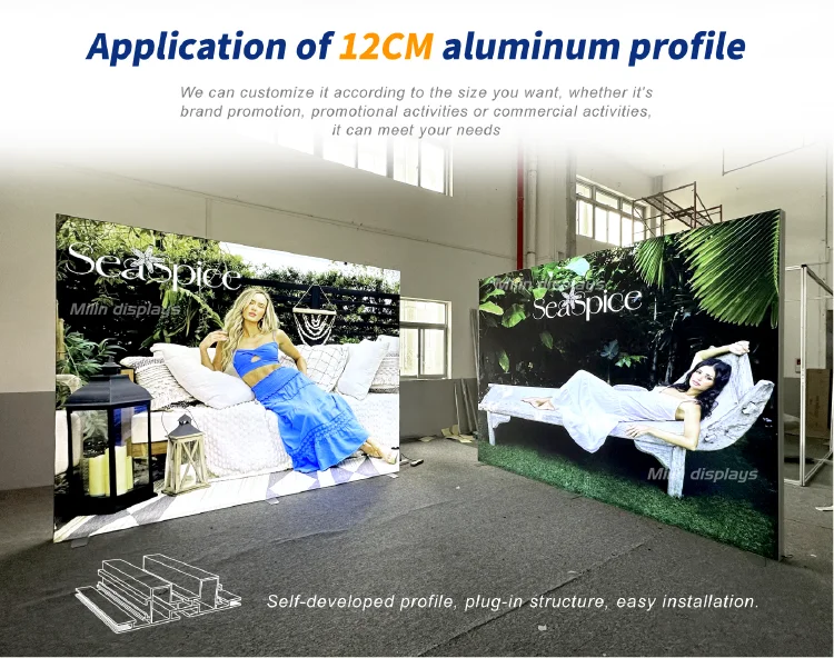 Portable Aluminum Backlit Display - Heavy Duty LED Light Box