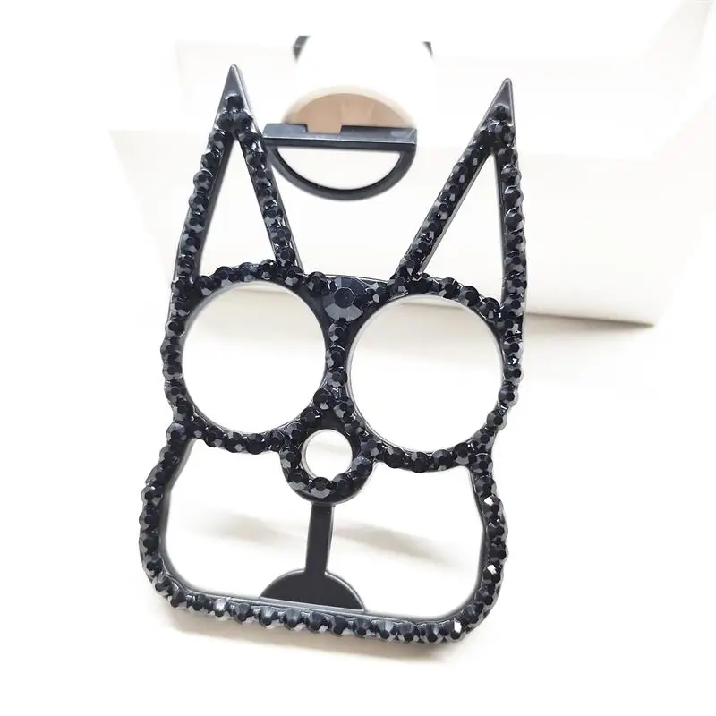 Diamonds Cat Ear Keychain - Fashionable & Functional Gift