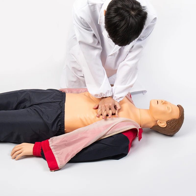 Full Body Pvc Cpr Manikin Model First Aid Training Mannequin With ...