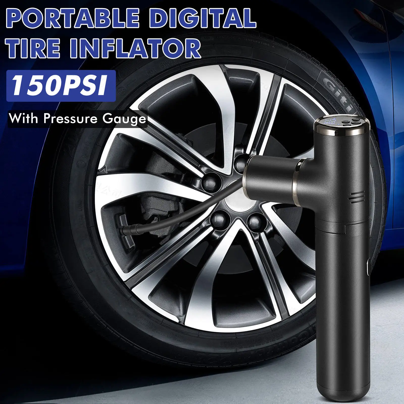 5 in 1 Portable Car Combo Kit - Versatile and Reliable