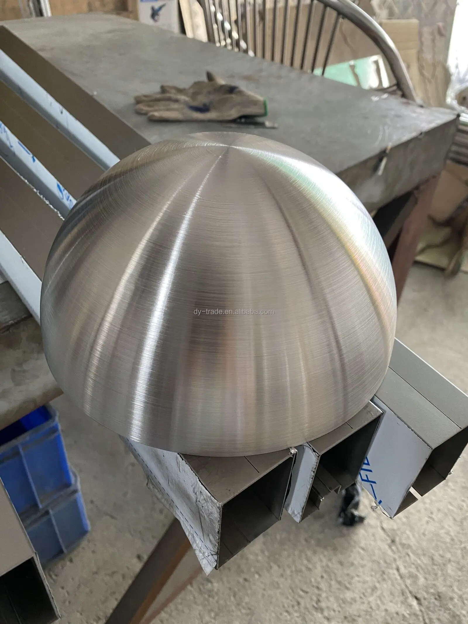 Glossy 150mm Inox Steel Half Sphere Stainless Steel Balls