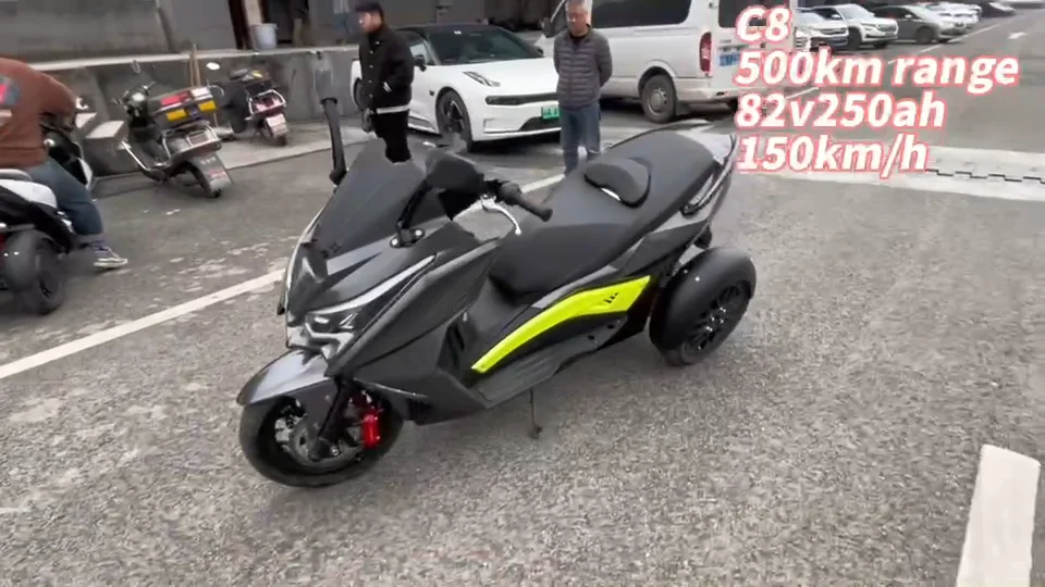 Nicot C8 150km/h 2024 600km Range New Model 40kw Electric Tricycle Electric Bike Electric ...