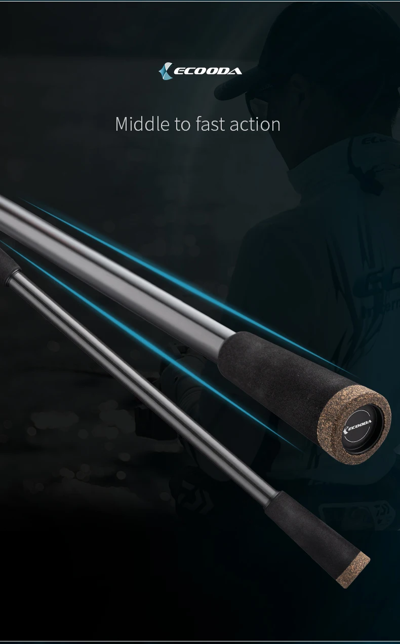 ECOODA Ranger ERB IV FUJI Guides Sea Bass Rods for Spinning