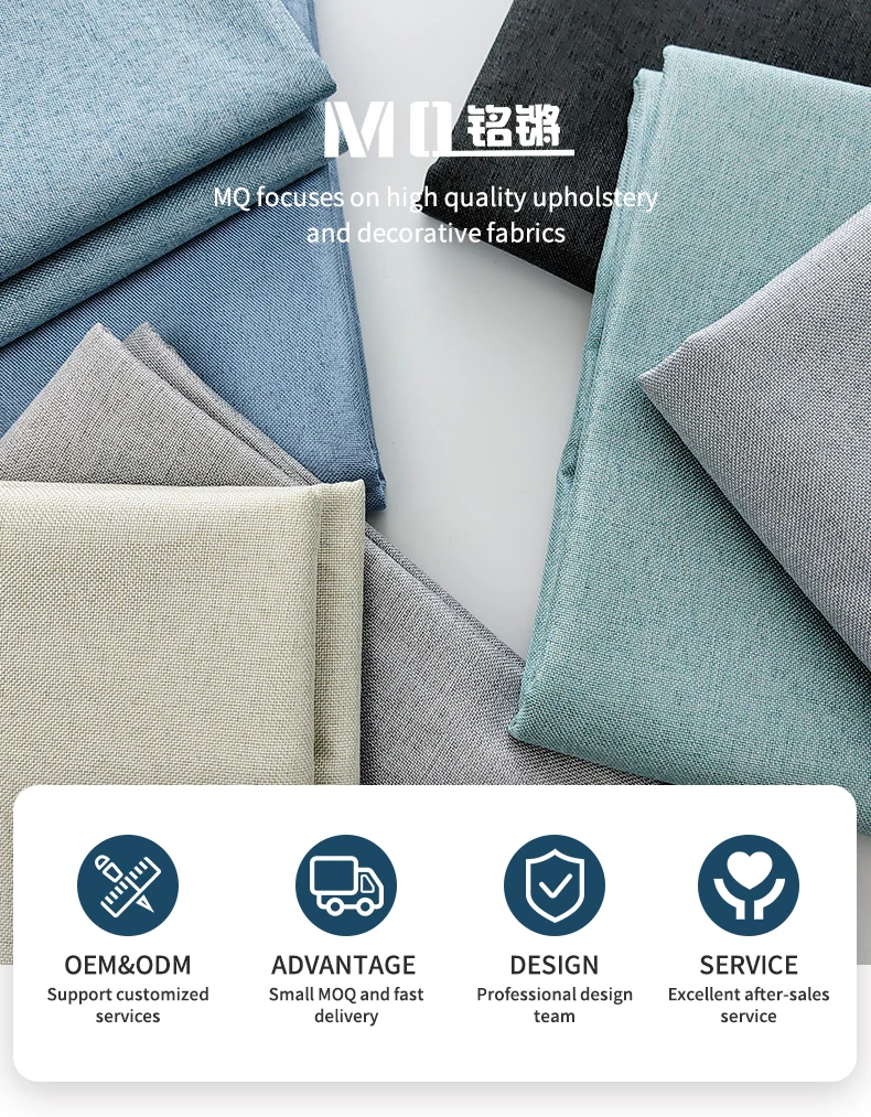 Linen Sofa Set Living Room Furniture Linen 100% Polyester Sofa Fabric ...