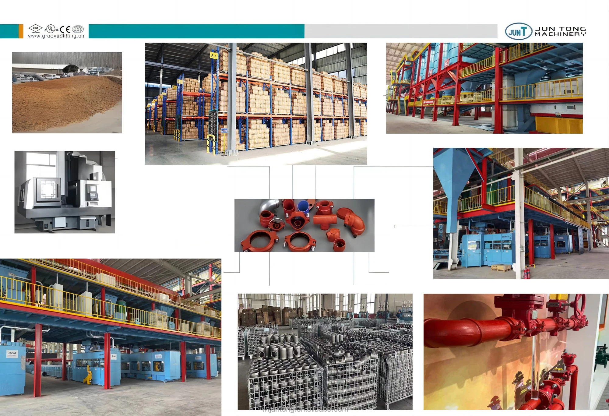 Junt/juntong UL FM Grooved Fittings - Durable & Versatile