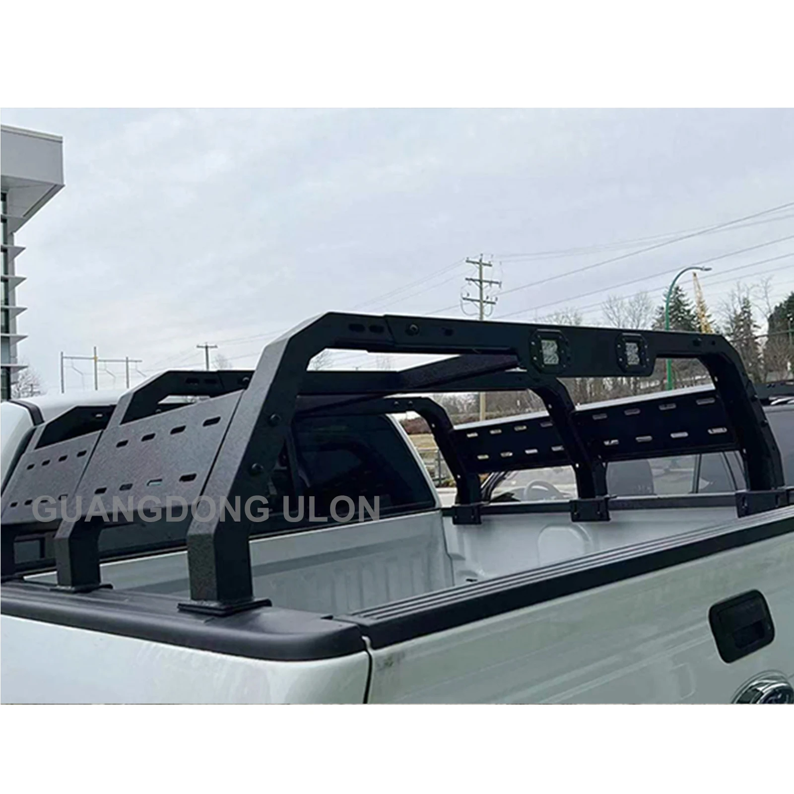 Universal Pickup Truck Bed Roll Bar Rack 4X4 Bed Ladder Rack Roof Rack ...