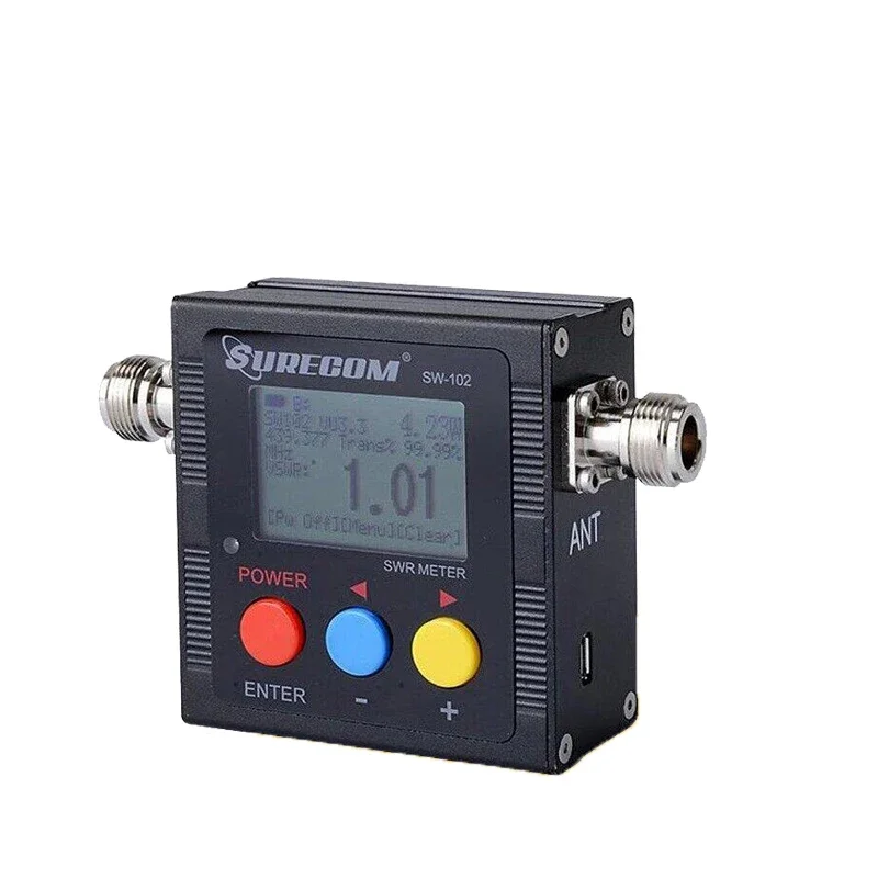SW-102 Power SWR Meter SURECOM 125-525 Mhz Digital VHF/UHF for Two Way ...