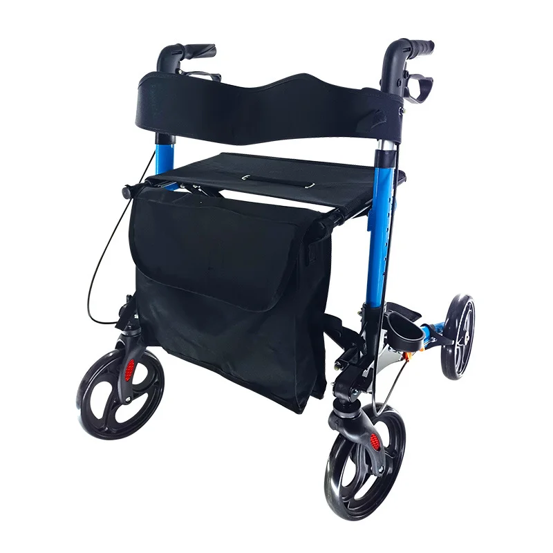2024 new type Powered rolling walker high quality Four-legged walker ...