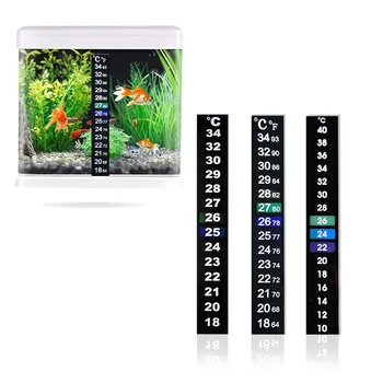 10-40c Fish Tank Temperature Sticker Aquarium Thermometer Strip With ...