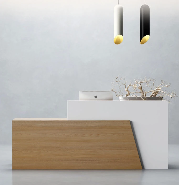 Wooden Checkout Counter Factory Price Modern Design Office Furniture ...