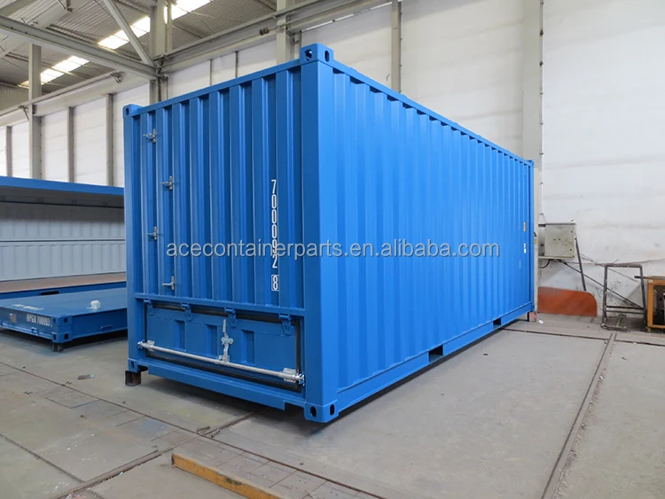 Top Loading Front Unloading Steel Floor 20ft Dry Cargo Container