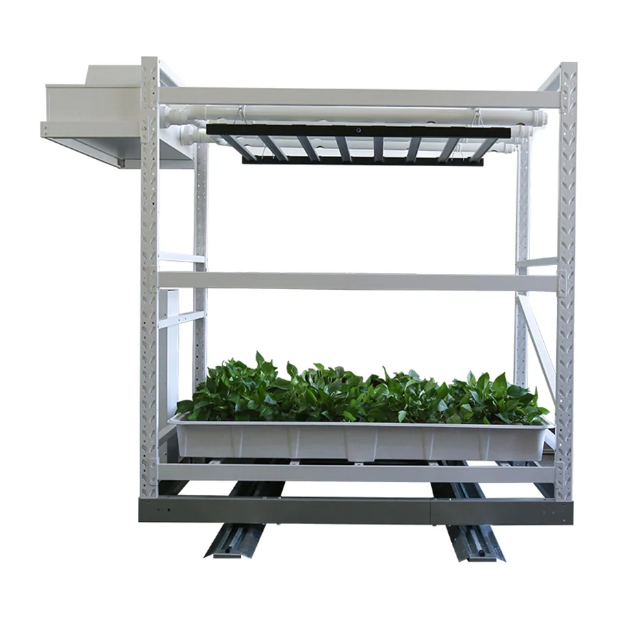 Indoor Rolling Bench With Trellis Flow Table Hang Light Flood Grow Ebb ...