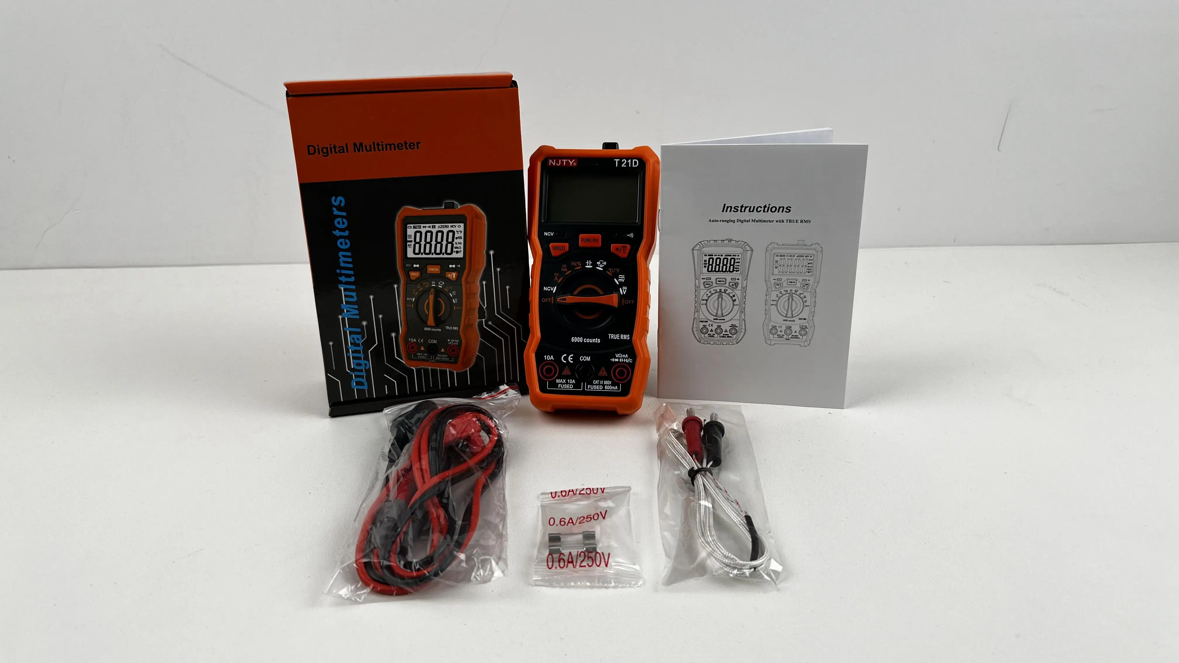 Njty T-21d Fully Automatic Digital Multimeter With Handheld ...
