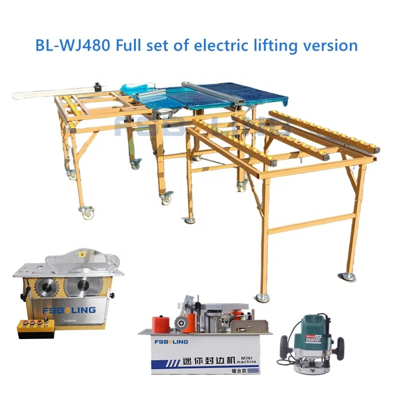 Double-blade Fast Folding Aluminum Alloy Widened Guide Rail Woodworking ...