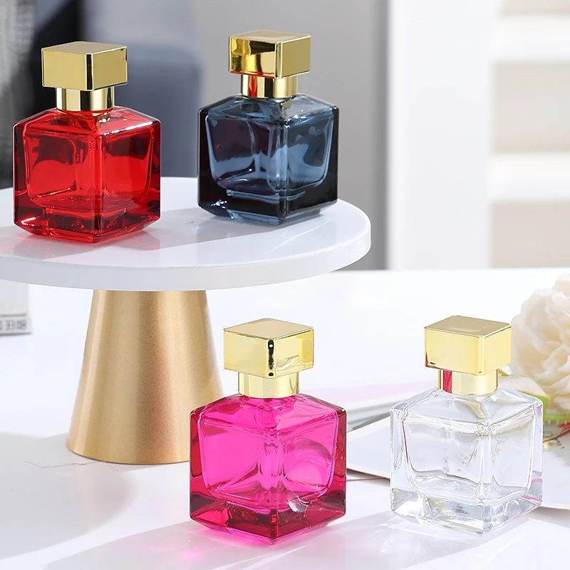 Factory Direct Square Perfume Sample Bottles 50ml Multiple Colors ...