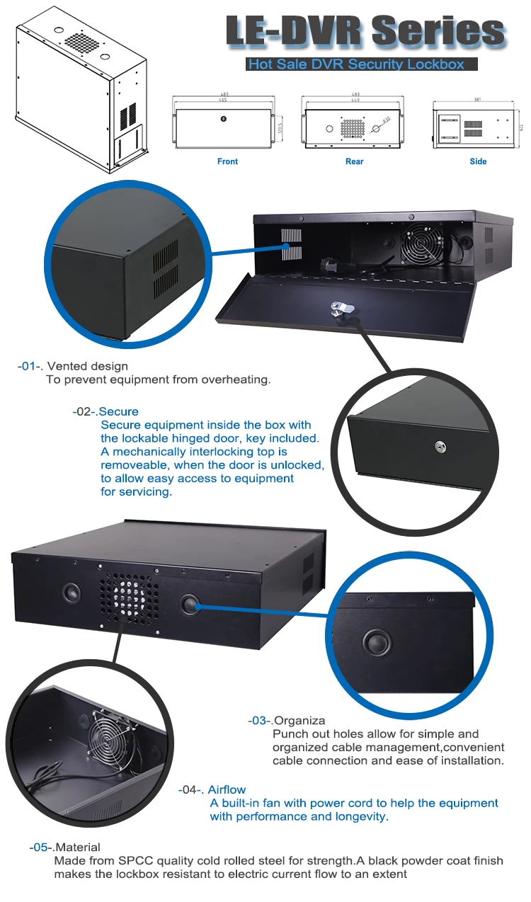Black Security Cctv Cabinet for Box Dvr Rack| Alibaba.com