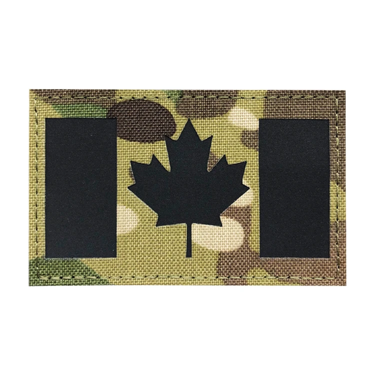 5x8CM Black Reflective Badge Custom Logo Laser Cut Reflective Flag Patches Hook Fastener Backing ...