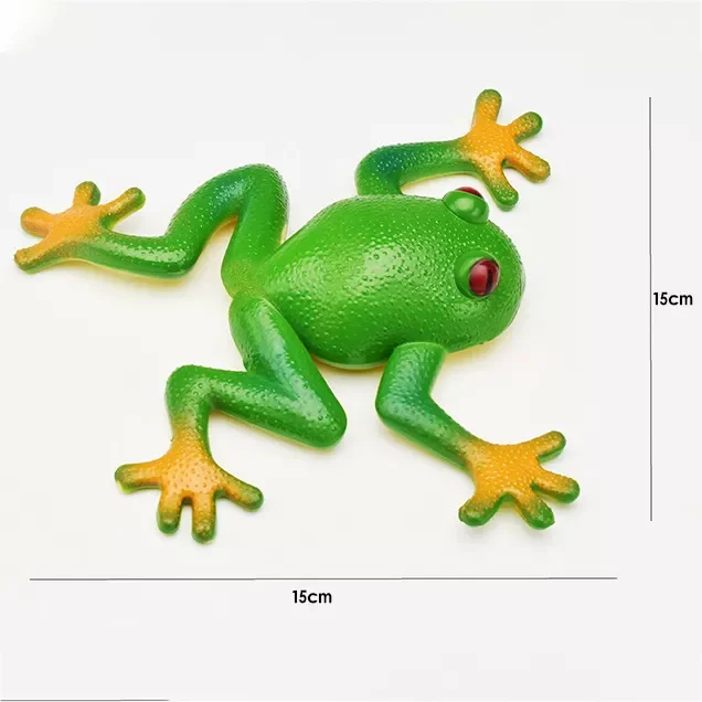 Simulation TPR Squeeze Soft Stretchy Frog Rubber Stress Fidget Toys