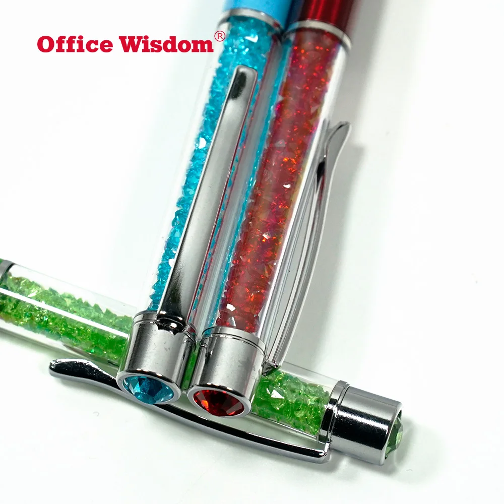 Promotional Bling Metal Cute Crystal Diamond Pen