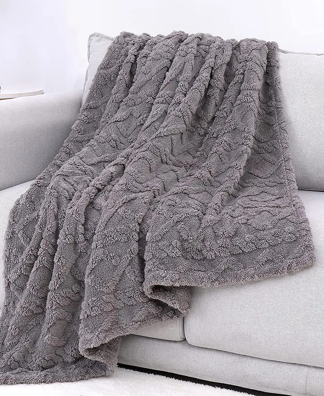 Cheap Wholesale Throw Polyester Sherpa Wool Blankets Luxury Jacquard ...