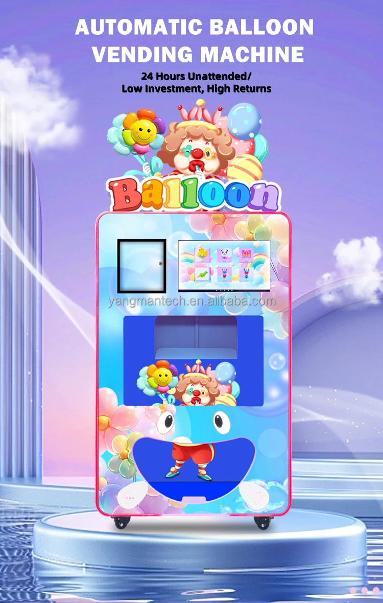 Customized Various Patterns Balloon Vending Machine for Malls Automatic ...