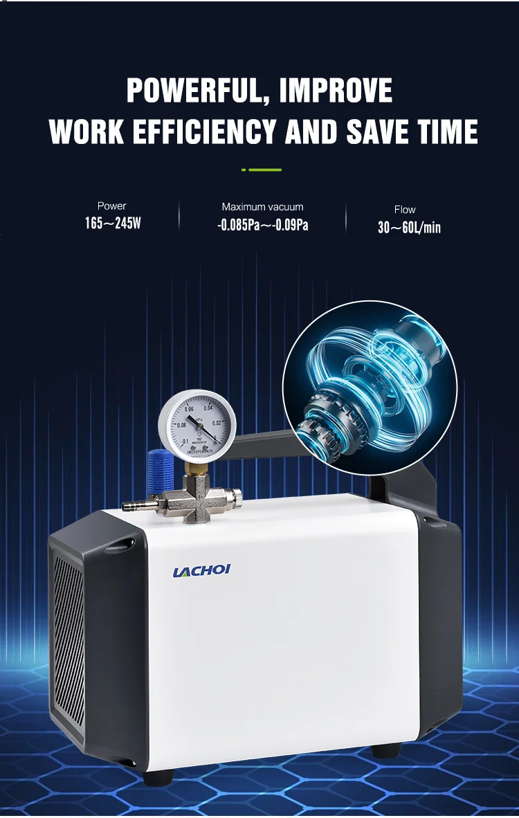 New Design Lab Pump Vacuum Reduced Pressure Distillation Oil-less ...