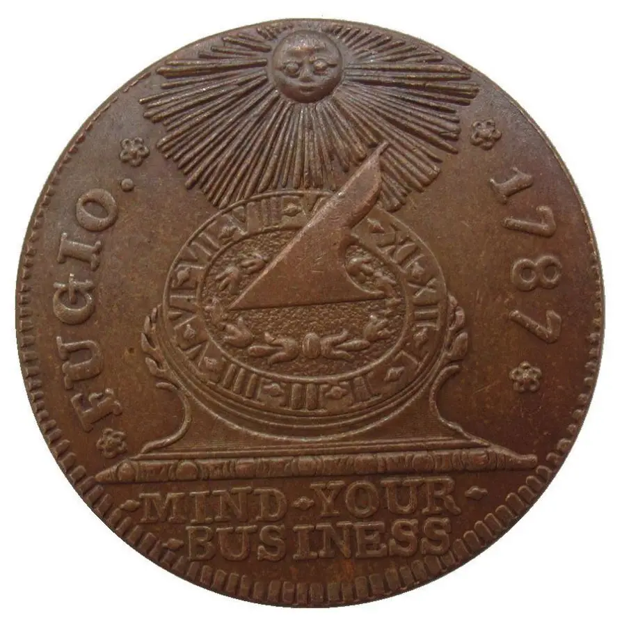 Wholesale Custom American One Cent "fugio Cent" 1787 Copper ...