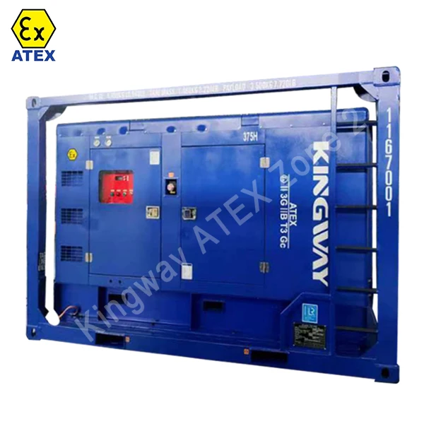 Canopy Silent ATEX certification 3phase 500kw 625kva zone2 explosion ...