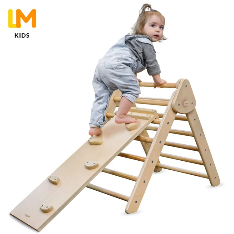 Lm Kids Wooden Climbing Piklers Arch Montessori Toddler Climbing Gym ...