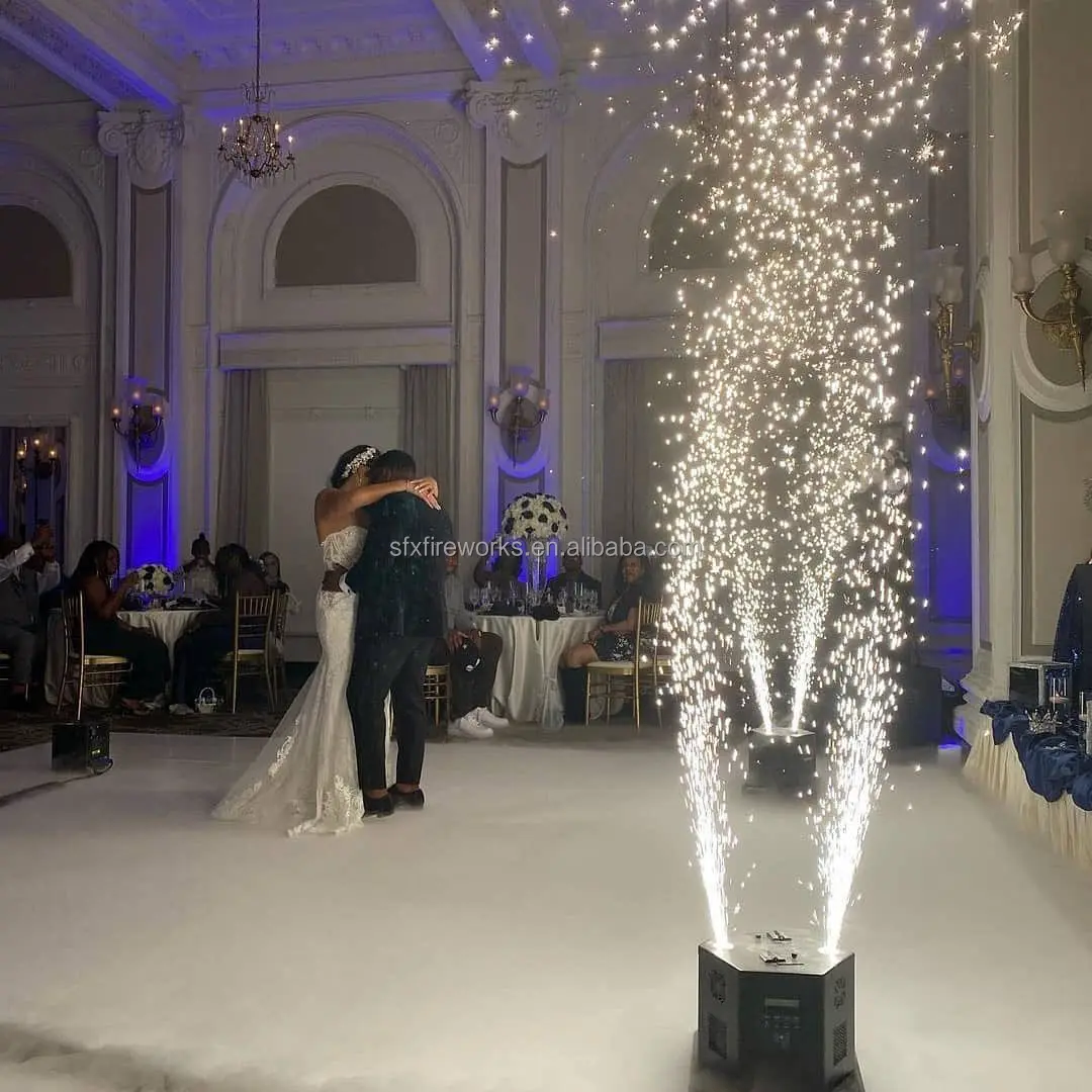 Dual Head Rotation Sparklers Fireworks Cold Flame Sparkuler Spin ...